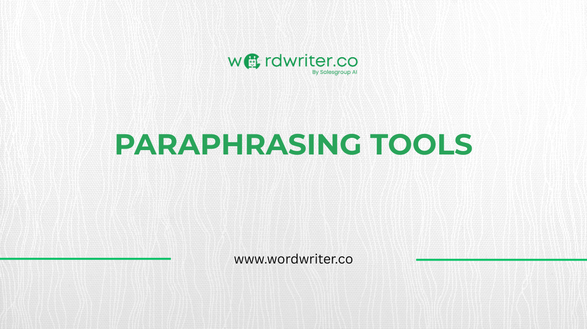 7 Best Paraphrasing Tools for Creatives 2026 | Wordwriter AI