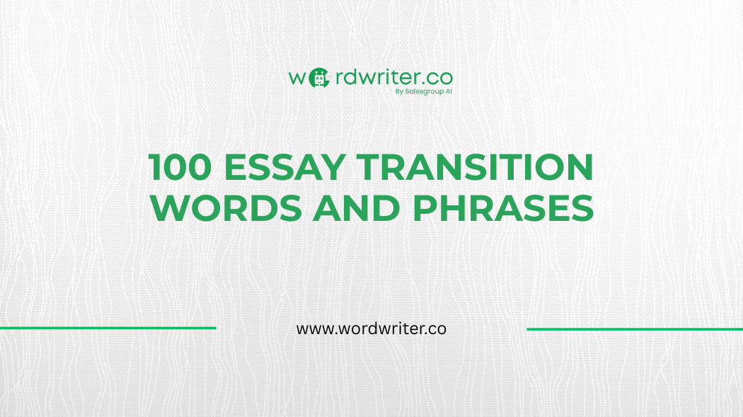 100 palabras y frases de transición para ensayos con ejemplos ...